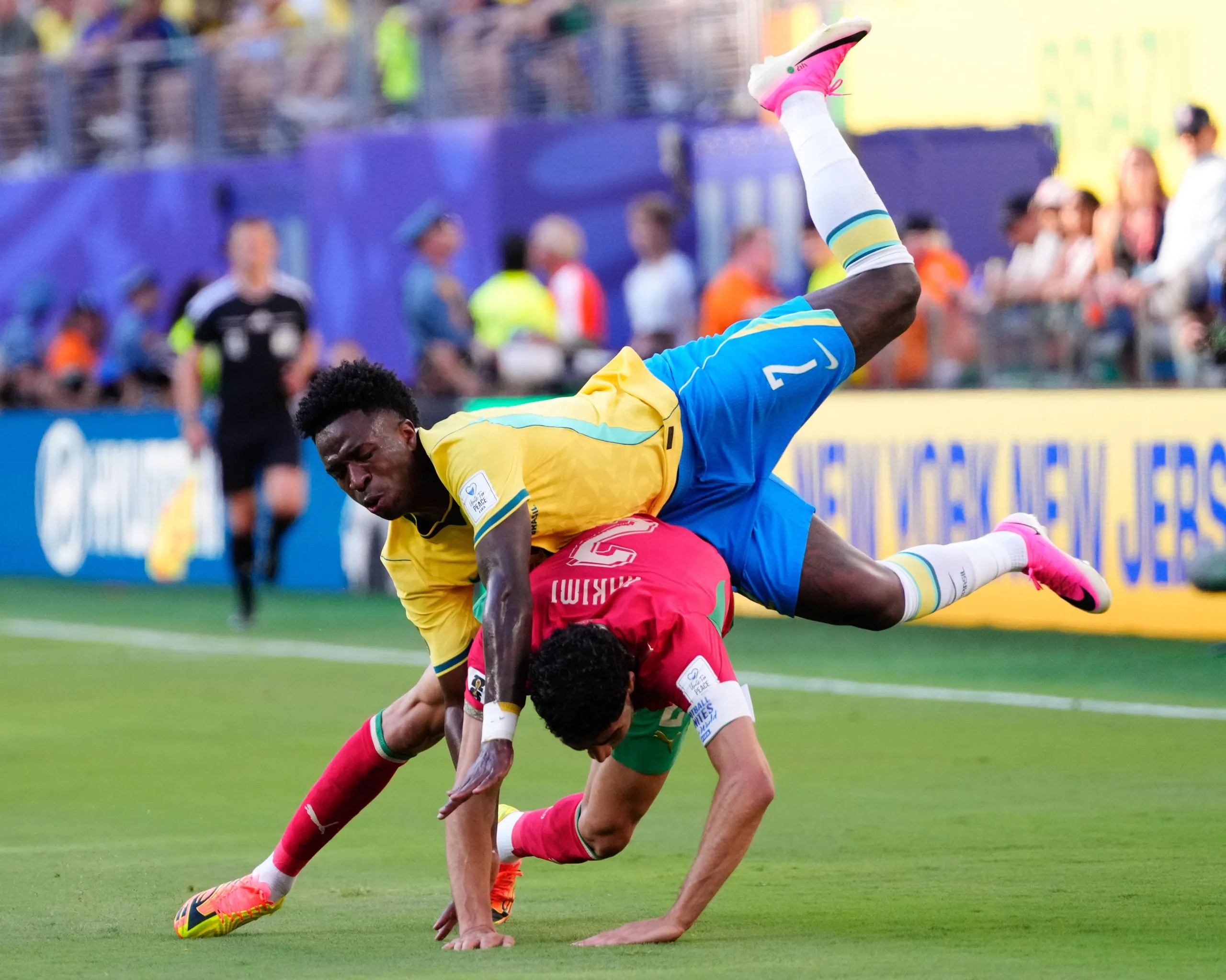 Vinícius Júnior sauve le match nul du Brésil contre le Maroc lors de l ...